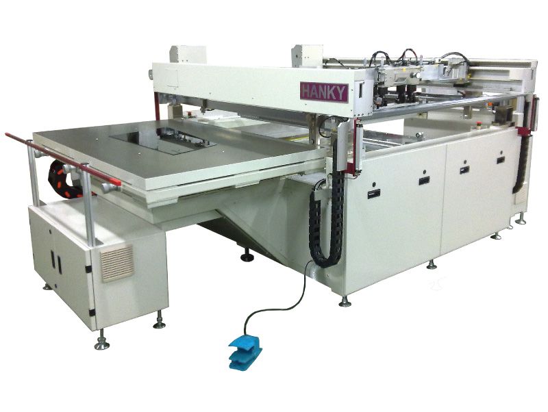 Large Size Flat Bed Screen Printer With Sliding Table TA-045